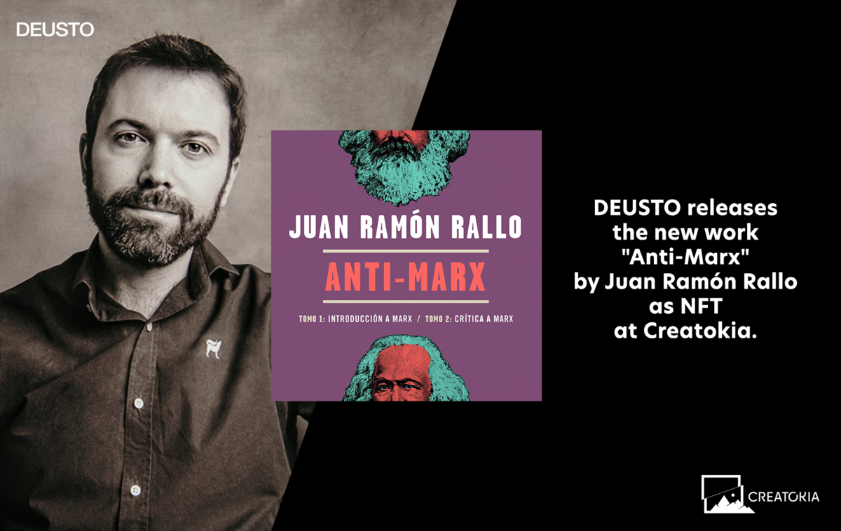 Creatokia publishes Juan Ramón Rallo's new book "Anti-Marx" as NFT ...